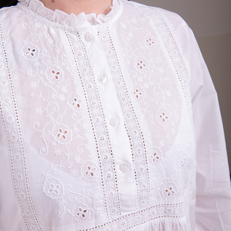 Long Nighties for Ladies | 100% White Cotton | Free Delivery